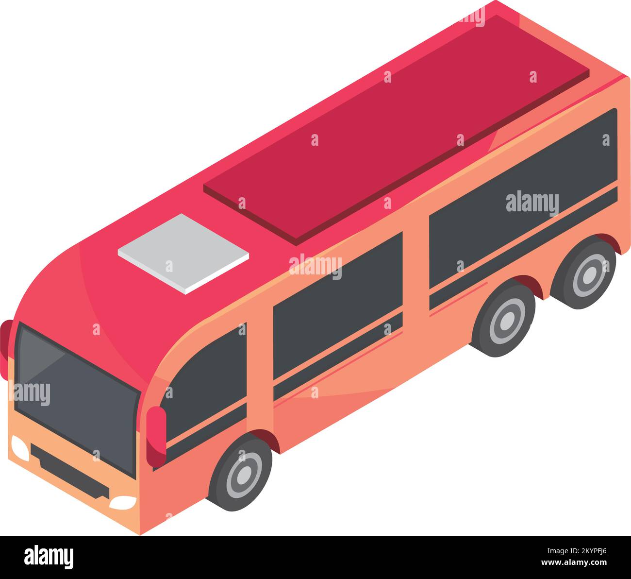 isometric bus transport Stock Vector Image & Art - Alamy
