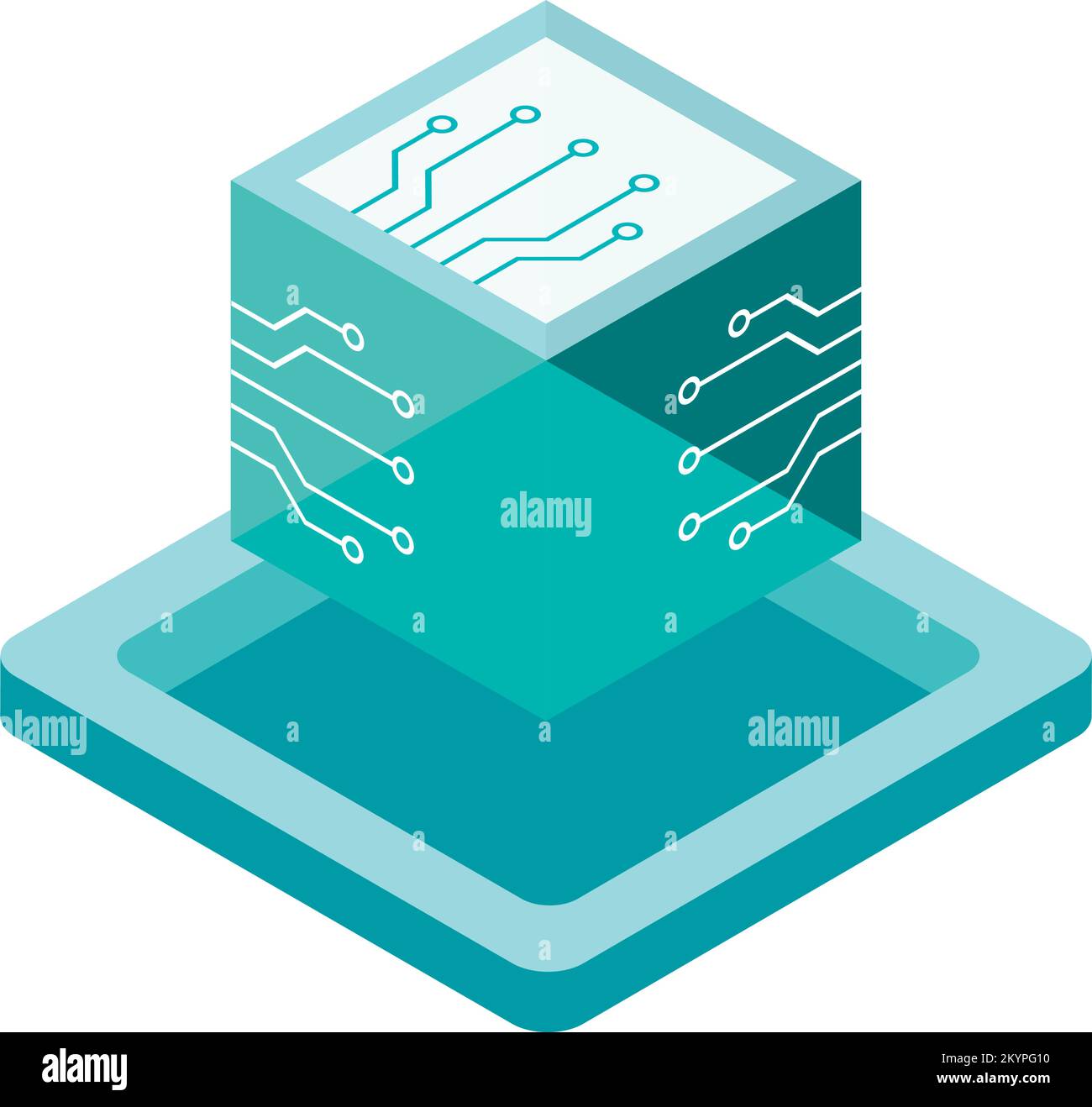 isometric AI techonology Stock Vector Image & Art - Alamy