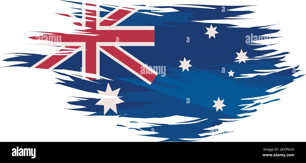 painted australia flag Stock Vector Image & Art - Alamy