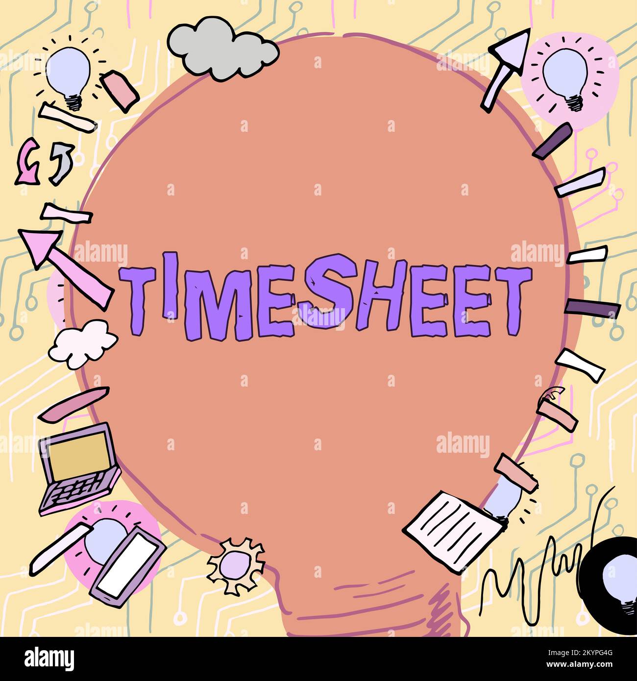 Inspiration Showing Sign Timesheet Business Approach Graphical Representation Of Period Time On