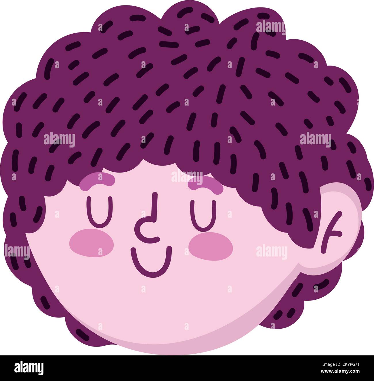 cute boy head Stock Vector Image & Art - Alamy