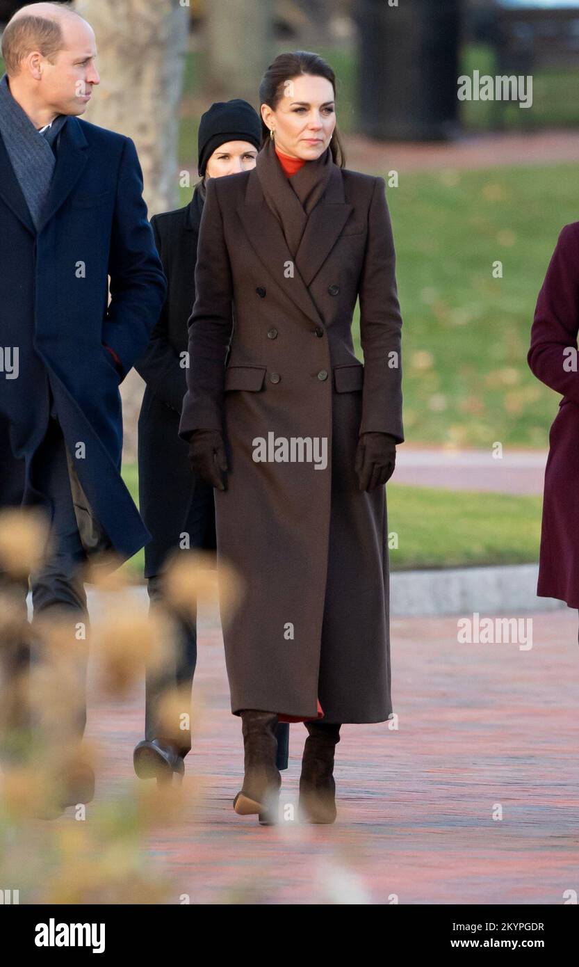 December 1st, 2022. Boston, USA. The Prince and Princess of Wales visit ...