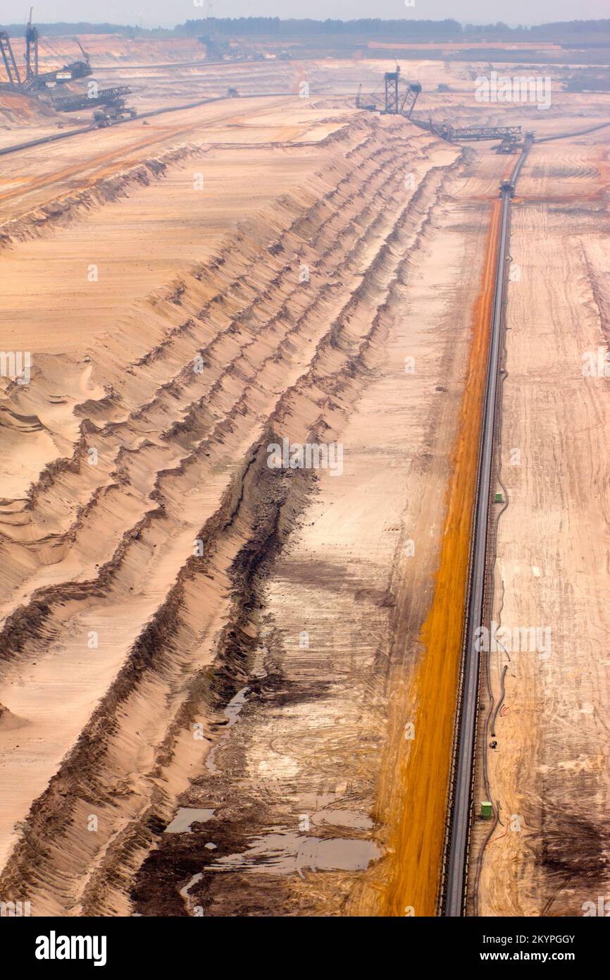 Excavator in a lignite or brown-coal mine in Germany Stock Photo - Alamy