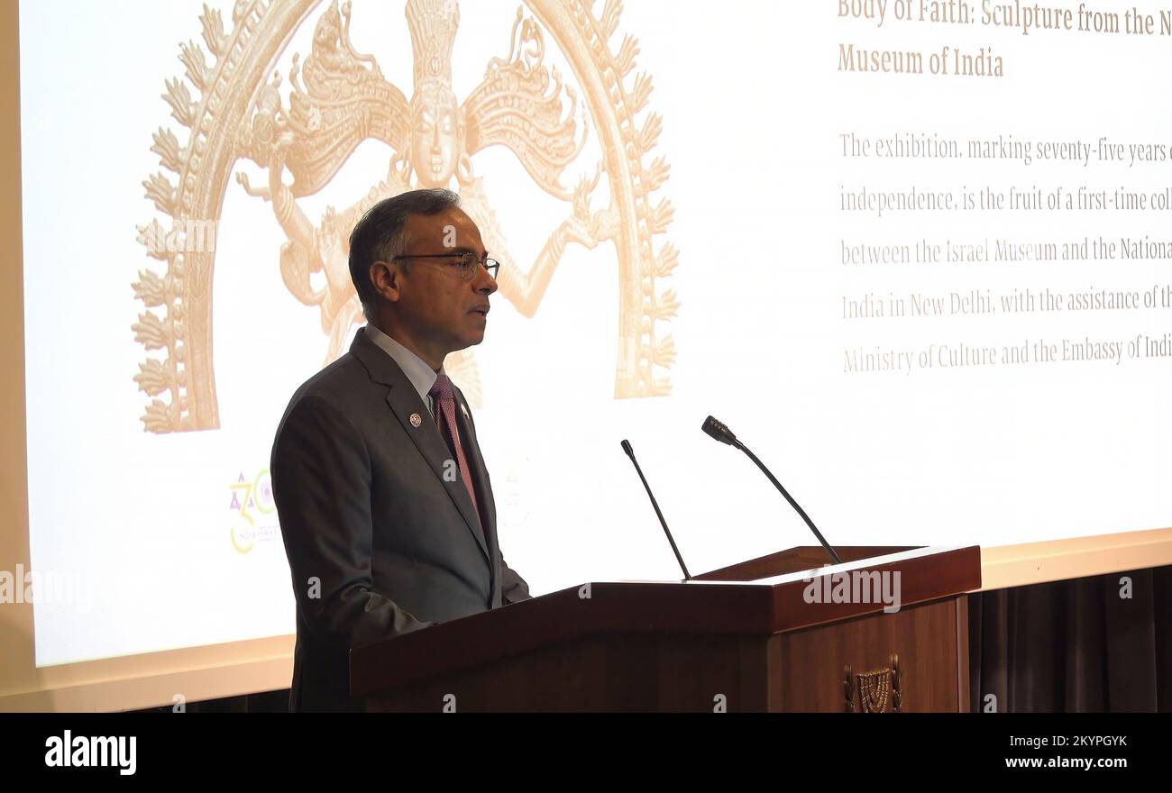 JERUSALEM, ISRAEL - DECEMBER 1: Indian Ambassador to Israel Sanjeev ...