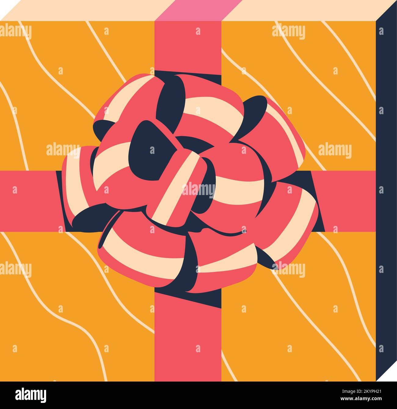 gift top view Stock Vector Image & Art - Alamy