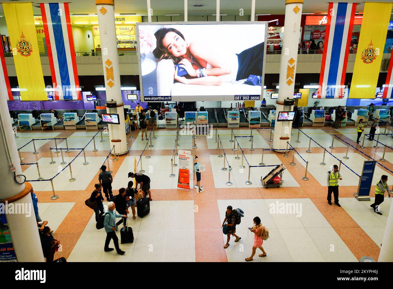 PHUKET, THAILAND, - NOVEMBER 06, 2015: interior of Phuket International ...
