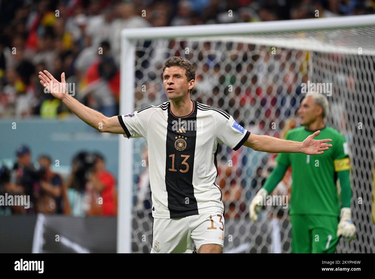 Qatar, 01/12/2022, Thomas MUELLER (Muller) (GER) gesture, gesture ...