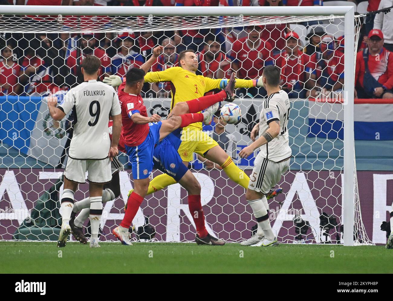Qatar football 2022 own goal hi-res stock photography and images - Alamy