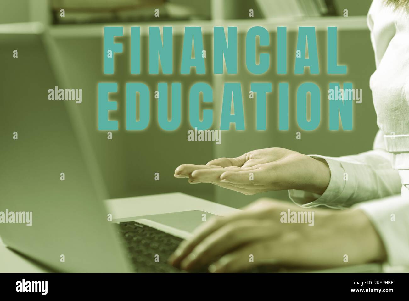 Inspiration showing sign Financial Education. Business showcase ...