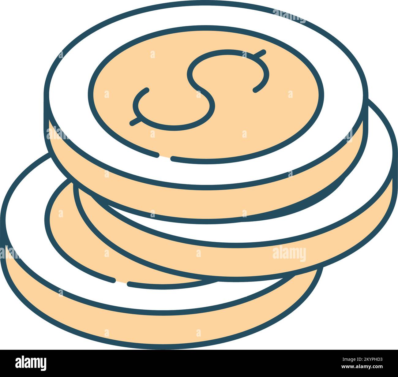 isometric money coins Stock Vector Image & Art - Alamy
