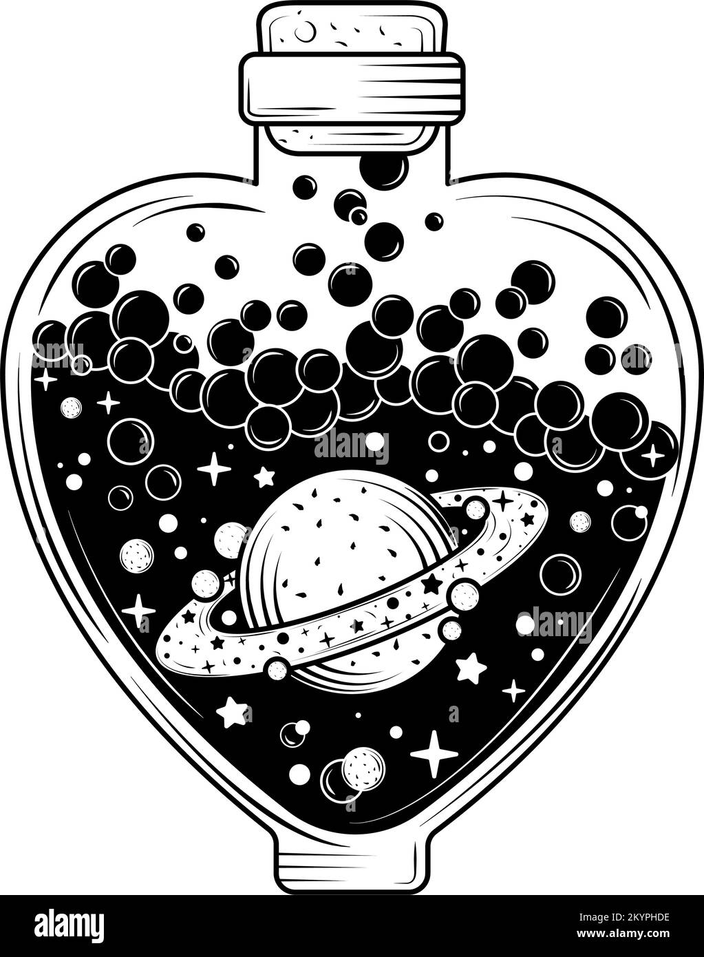 Elixir bottle esoteric Black and White Stock Photos & Images - Alamy