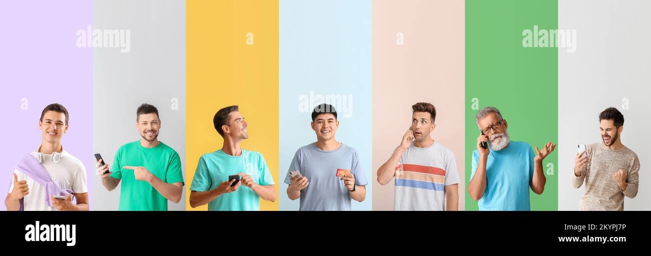 Mobile phones collage hi-res stock photography and images - Alamy