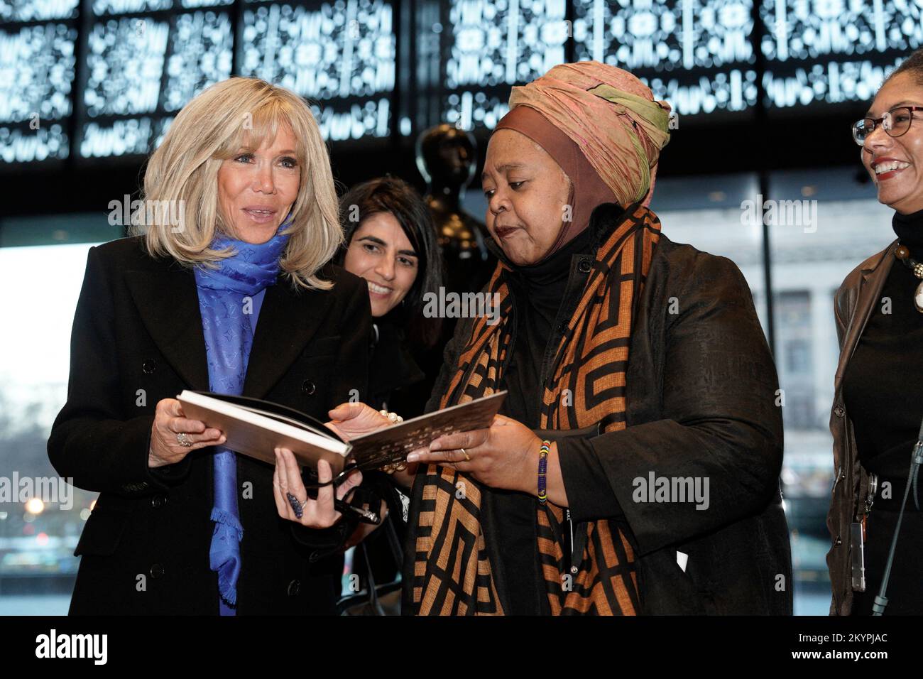 Washington, DC, USA, December 1, 2022, French first lady Brigitte ...
