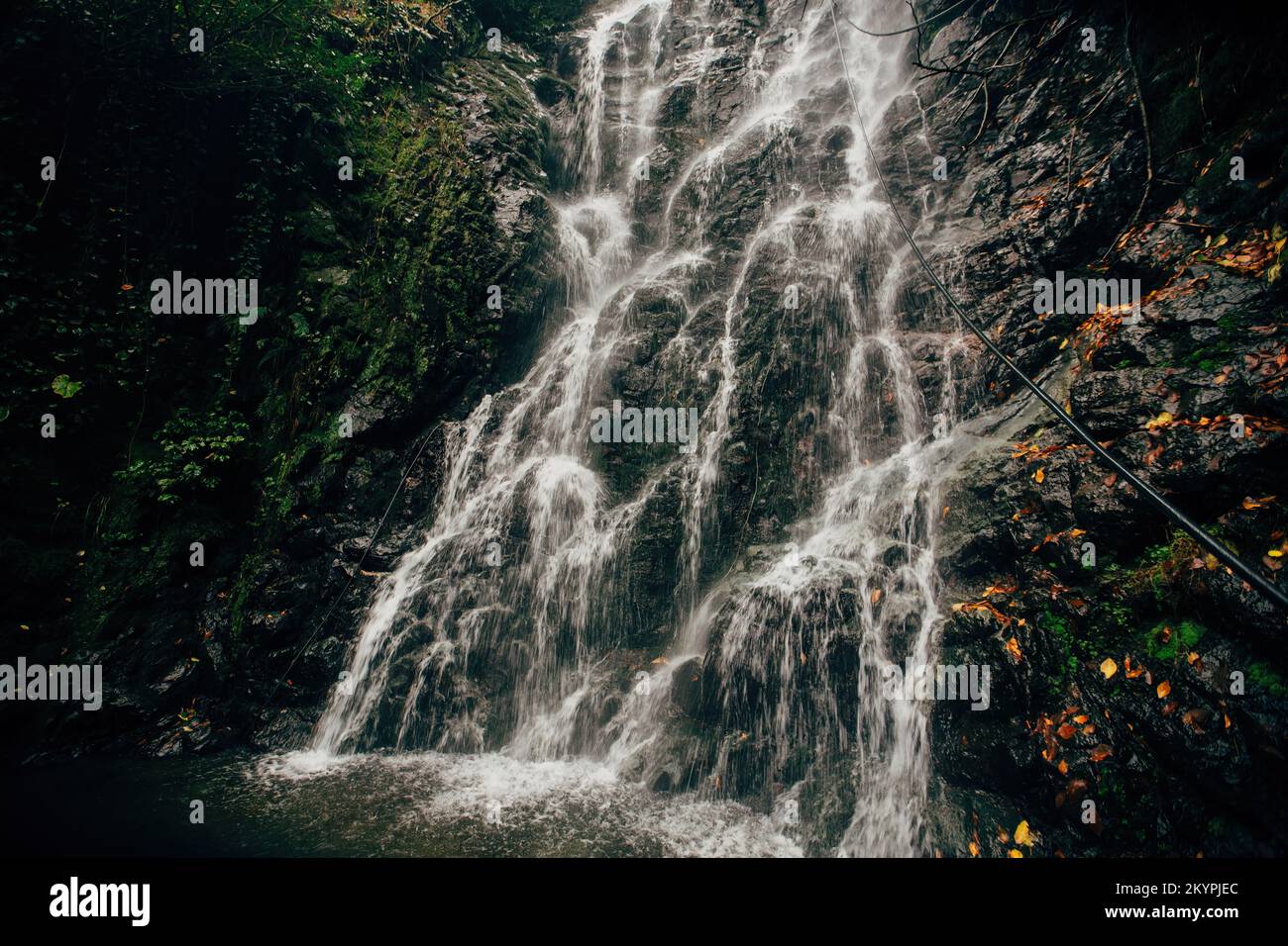 Beautiful waterfall Mirveti in Georgia Stock Photo - Alamy