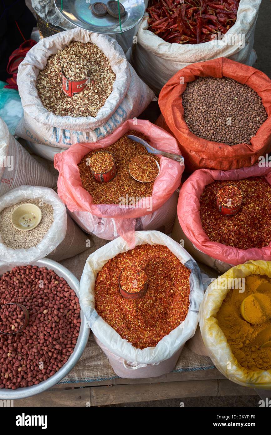 Myanmar local ingredients hi-res stock photography and images - Alamy