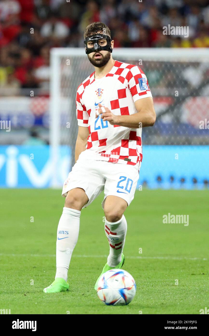Ar-Rayyan, Qatar - 01/12/2022, Josko Gvardiol of Croatia during the ...