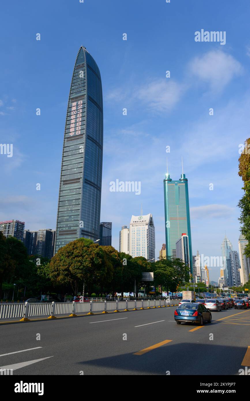 Kingkey 100 finance building hi-res stock photography and images - Alamy