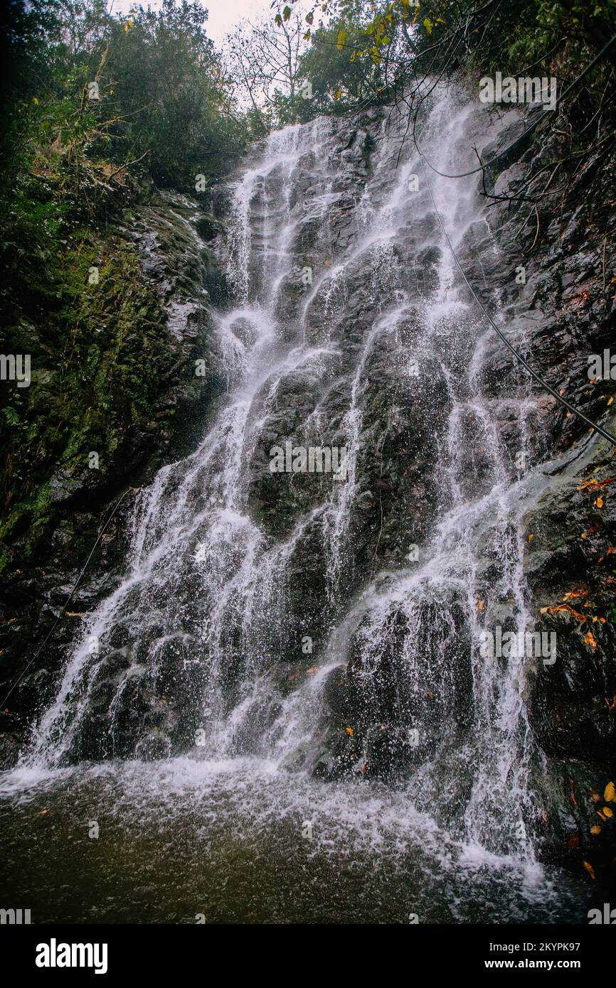Beautiful waterfall Mirveti in Georgia Stock Photo - Alamy
