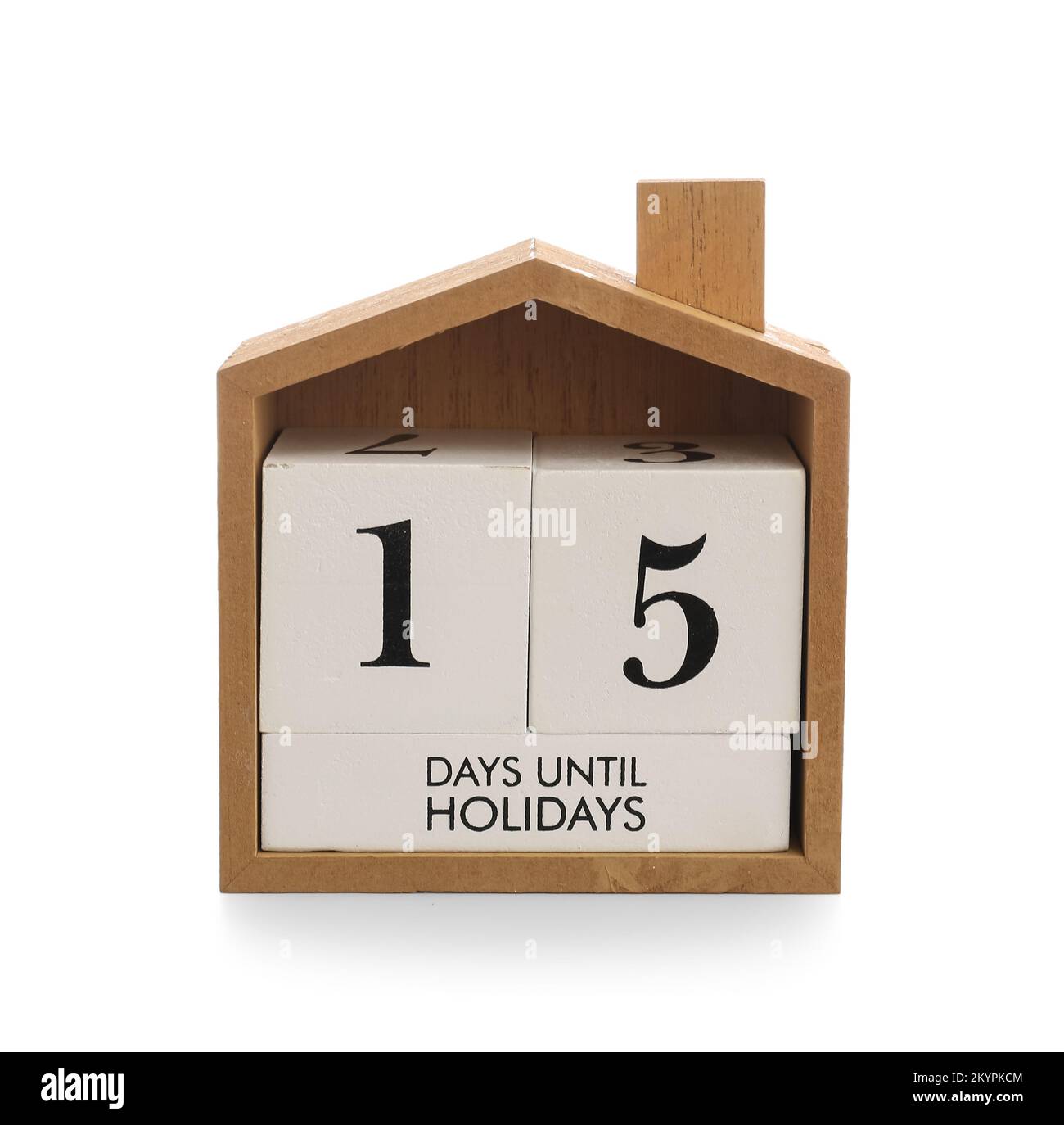 Cube calendar date winter Cut Out Stock Images & Pictures - Alamy
