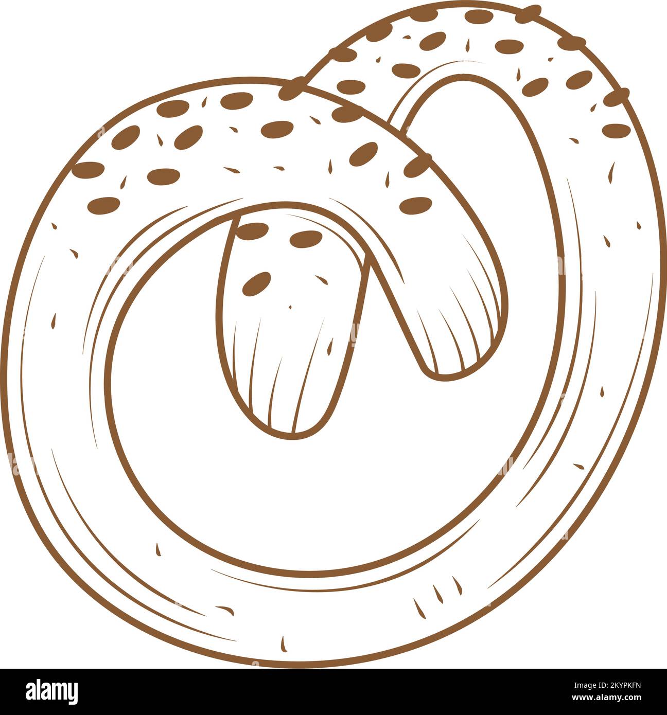pretzel bakery icon Stock Vector Image & Art - Alamy