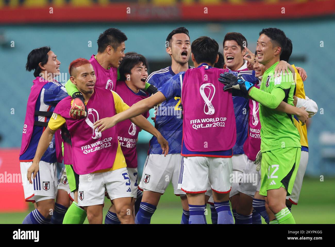Al Rayyan, Qatar. 1st Dec, 2022. Japan team group (JPN) Football/Soccer : FIFA World Cup Qatar ...