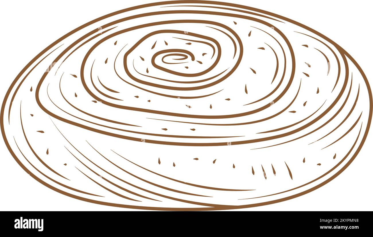 Food traditional round rye Stock Vector Images - Alamy