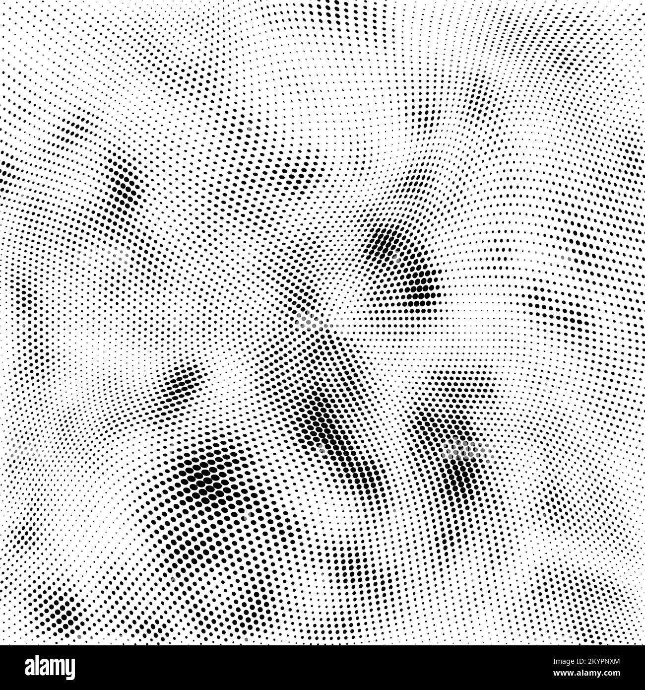 Halftone Pattern. Set of Dots. Dotted Texture on White Background ...