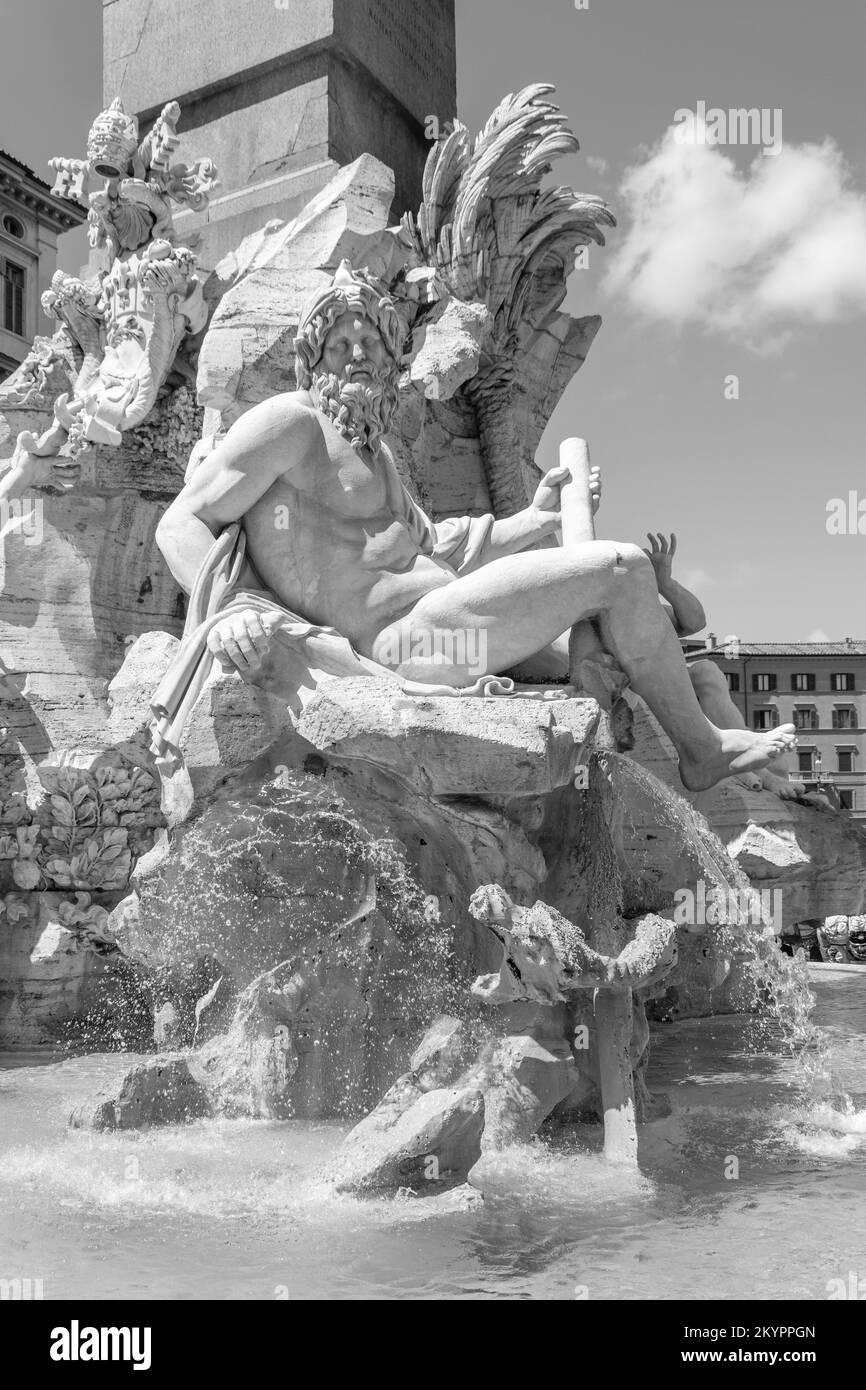 Fountain of the Four Rivers (Fontana dei Quattro Fiumi), Piazza Navona ... Fountain of the Four Rivers (Fontana dei Quattro Fiumi), Piazza Navona ...