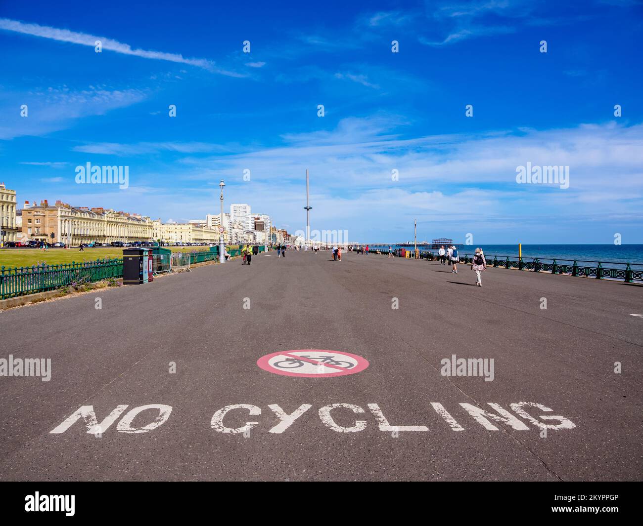 Waterfront Walk, City of Brighton and Hove, East Sussex, England ...