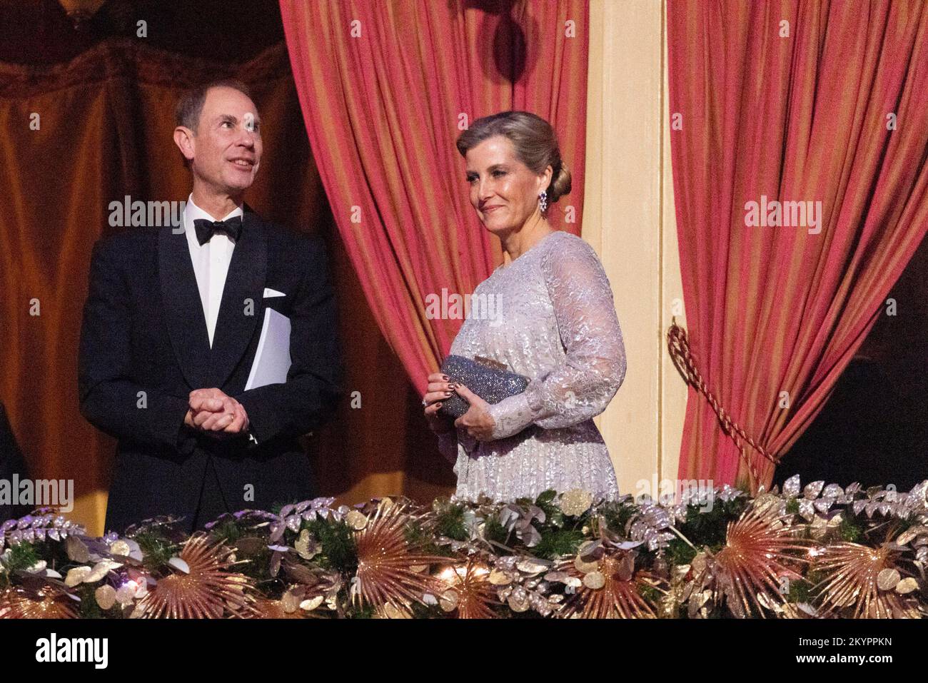 The Earl and Countess of Wessex at the Royal Variety Performance at the ...