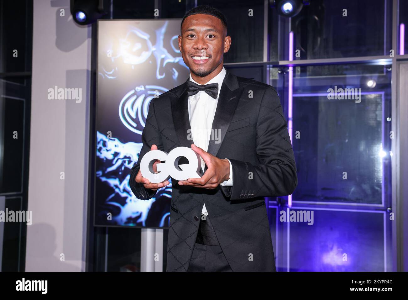 Berlin, Germany. 01st Dec, 2022. The award winner David Alaba, Austrian ...