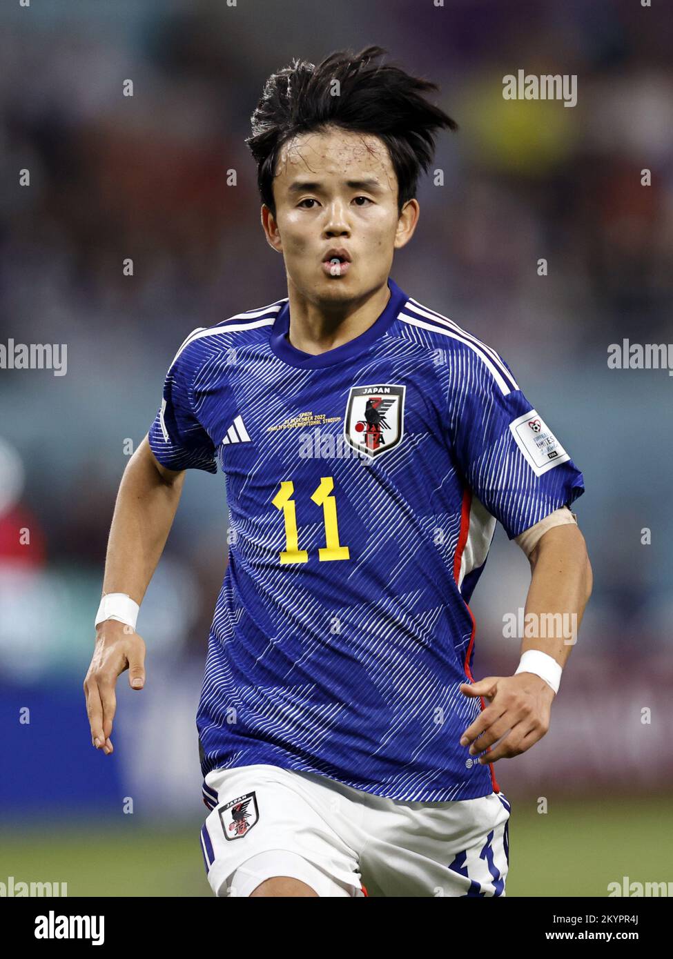 Ar-Rayyan, Qatar. December 1, 2022, Takefusa Kubo of Japan during the ...