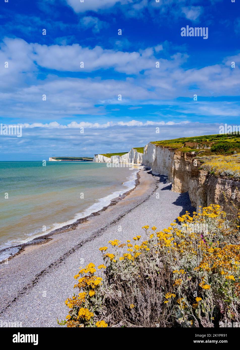 Seven Sisters Cliffs, Birling Gap, East Sussex, England, United Kingdom ...