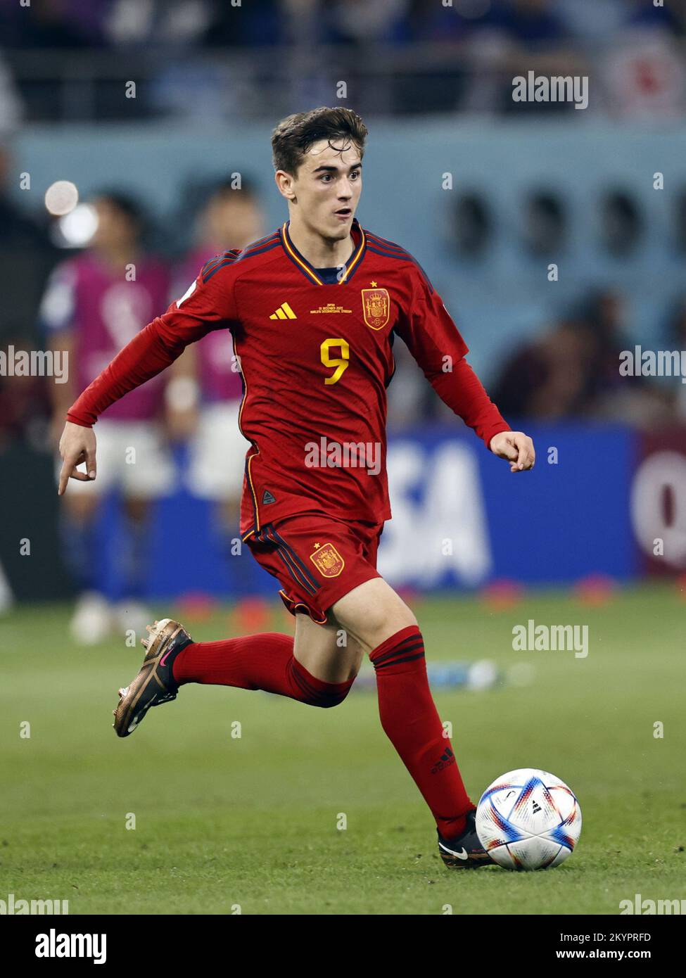 Ar-Rayyan, Qatar. December 1, 2022, Pablo Gavi of Spain during the FIFA ...