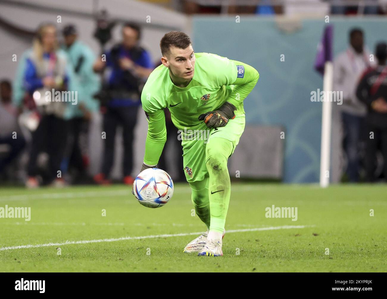 December 1, 2022, Rome, Qatar: Croatia goalkeeper Dominik Livakovic ...