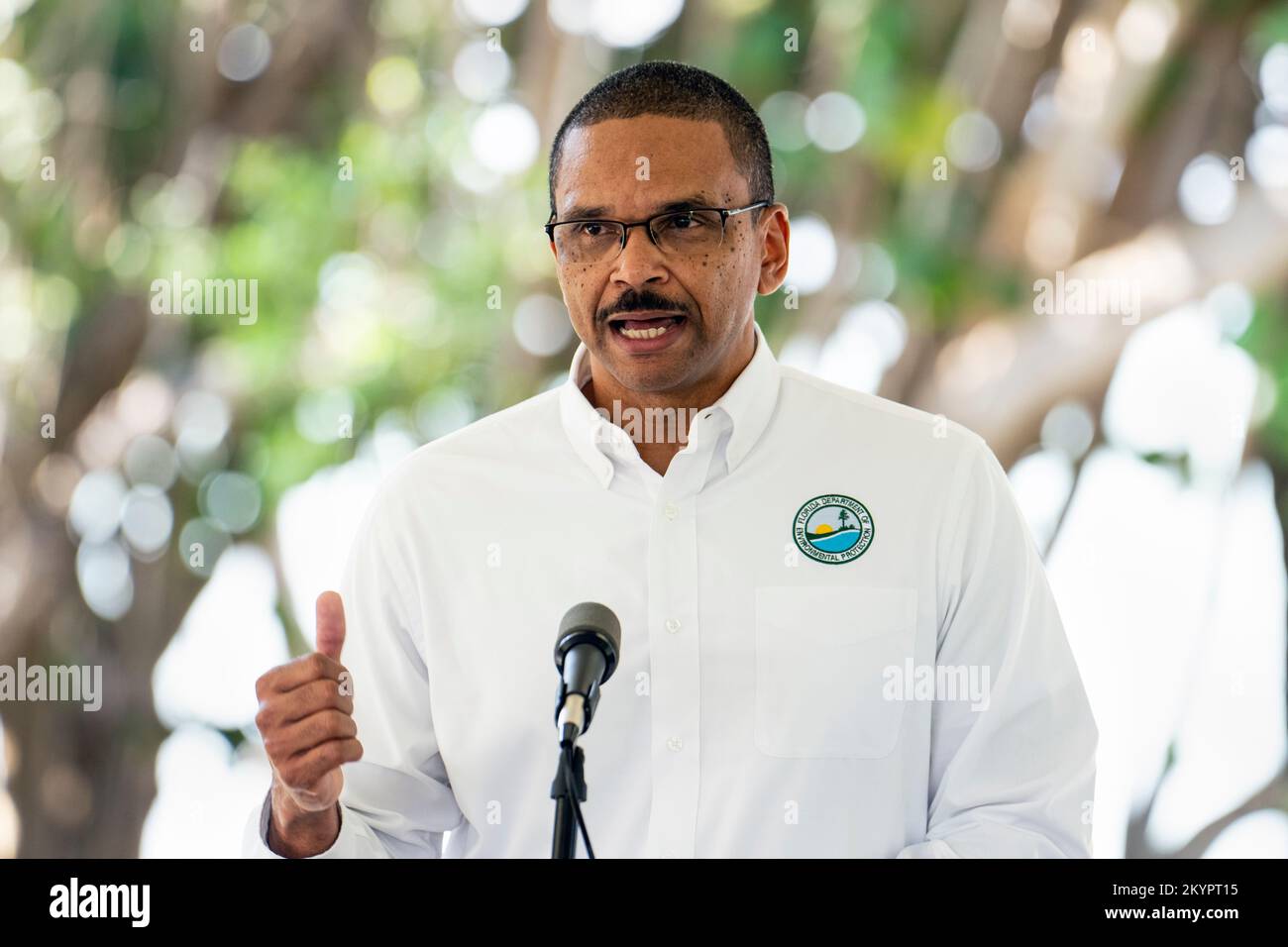 Shawn Hamilton, secretary of the Florida Department of Environmental ...