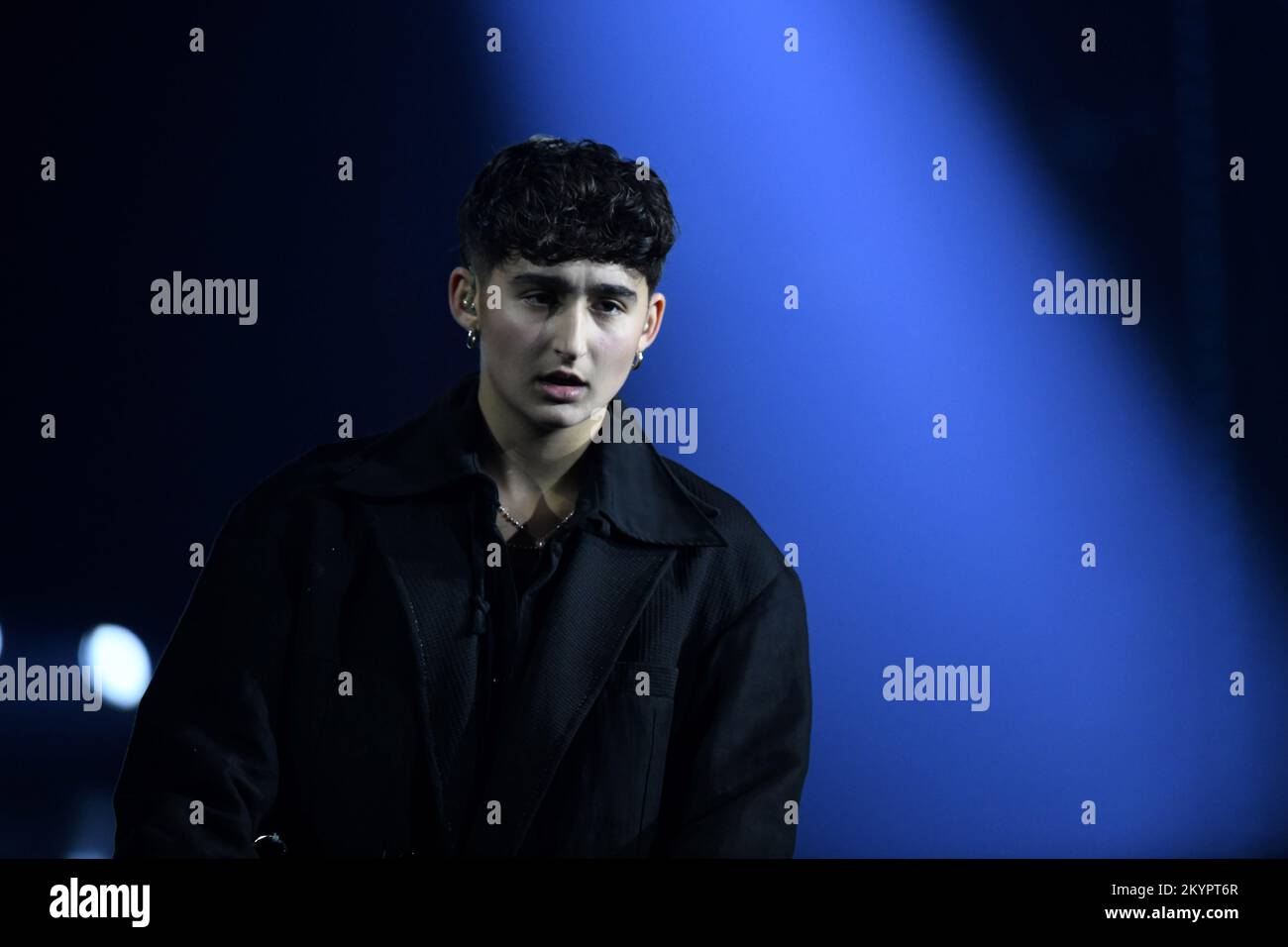 Milan, Italy. 01st Dec, 2022. Milan, X Factor 2022 i Live TV broadcast ...