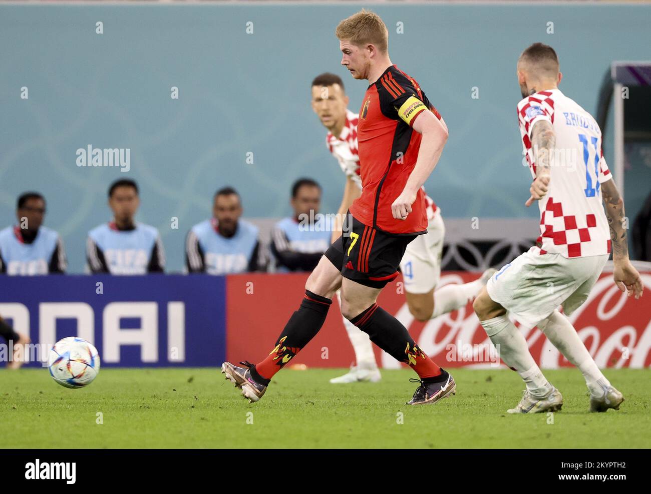 Kevin De Bruyne of Belgium during the FIFA World Cup 2022, Group F ...