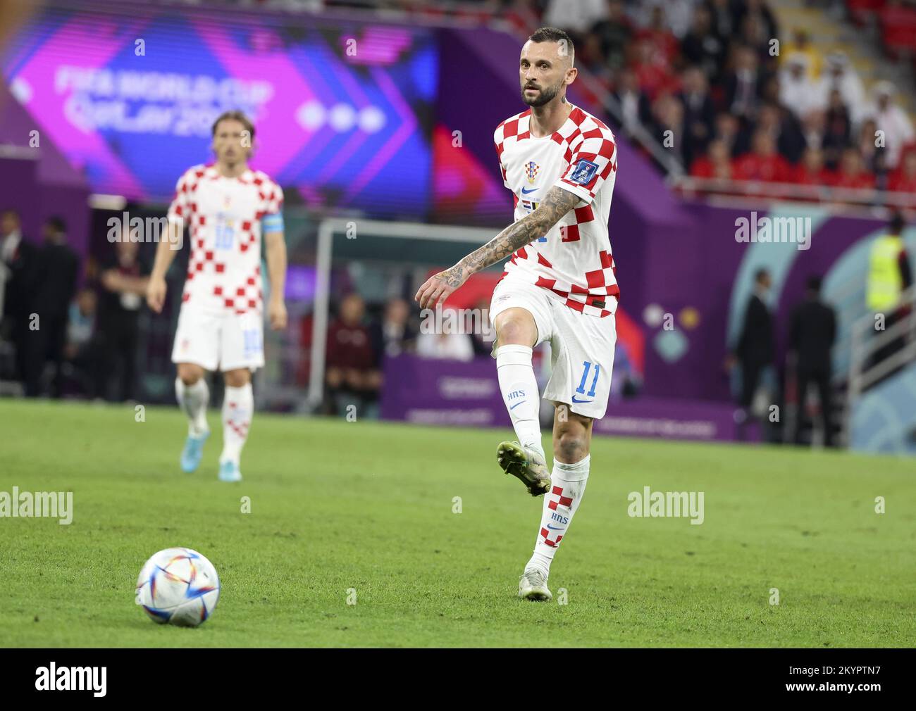 Marcelo Brozovic of Croatia during the FIFA World Cup 2022, Group F ...
