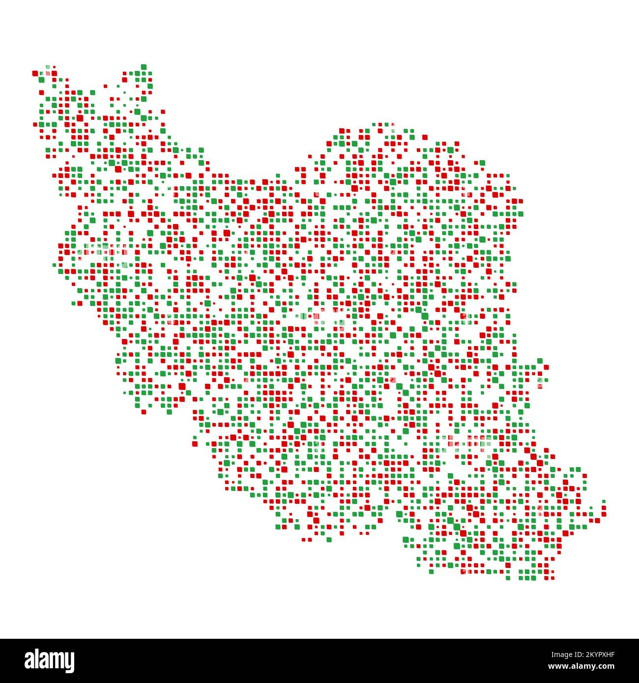Iran Silhouette Pixelated generative pattern illustration Stock Vector ...