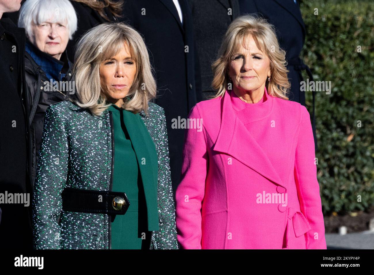Washington, United States. 01st Dec, 2022. Brigitte Macron and First ...