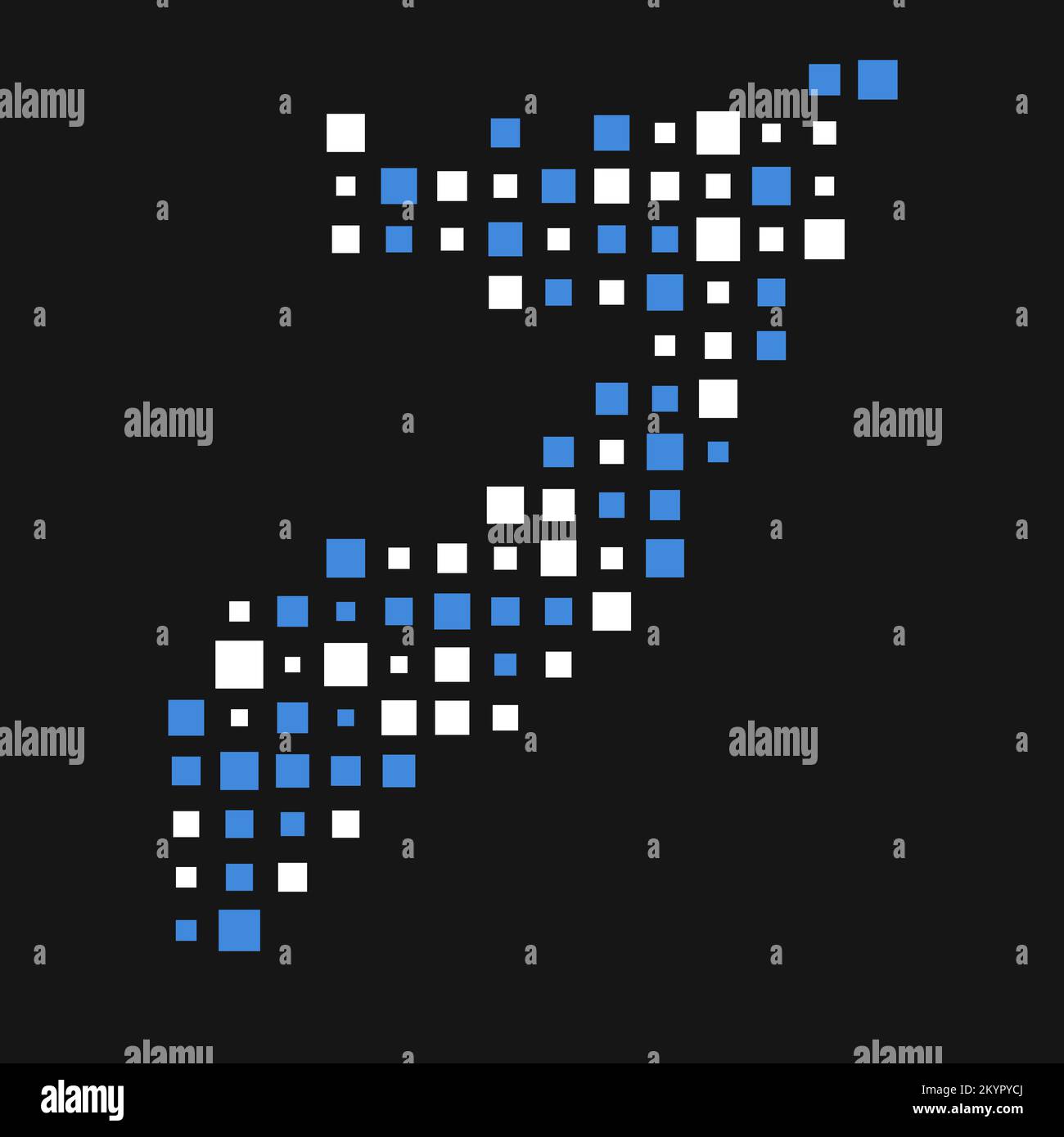 Somalia Silhouette Pixelated generative pattern illustration Stock ...