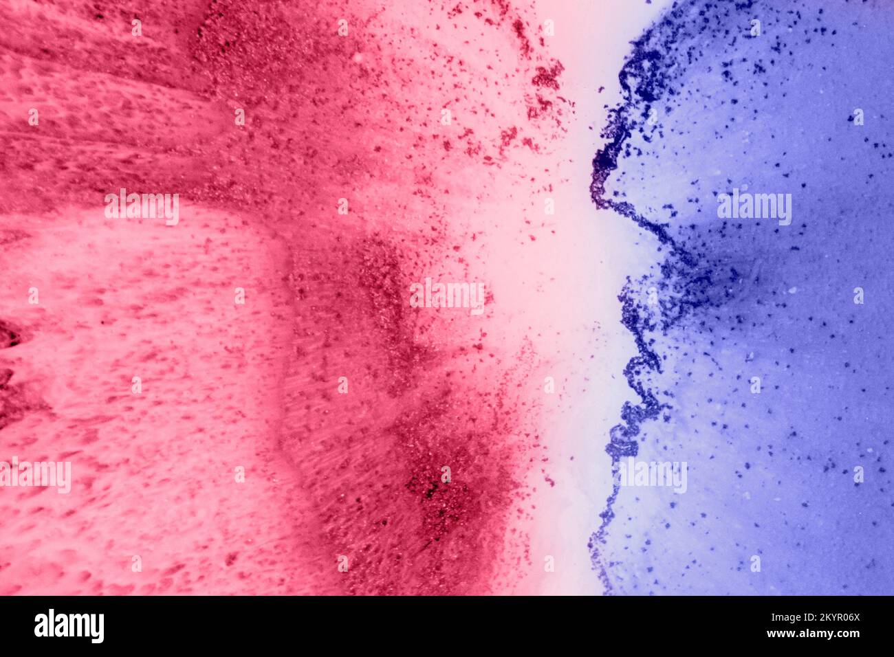 Spread-out acrylic paint. Abstract background, made in the technique of ...