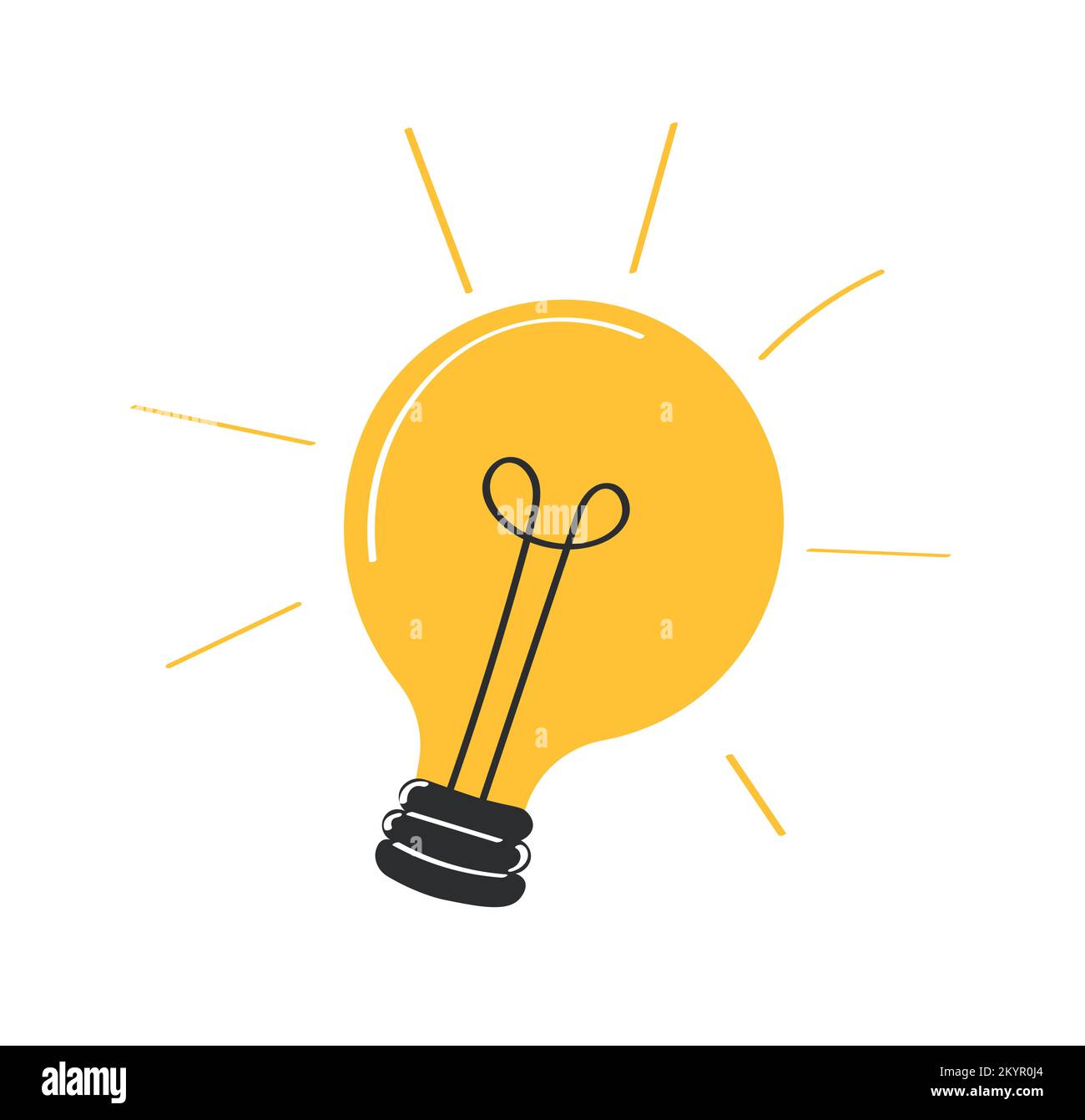 Light bulb icon Stock Vector Image & Art - Alamy