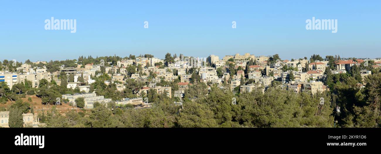 A view of Rehavia neighborhood in Jerusalem, Israel Stock Photo - Alamy