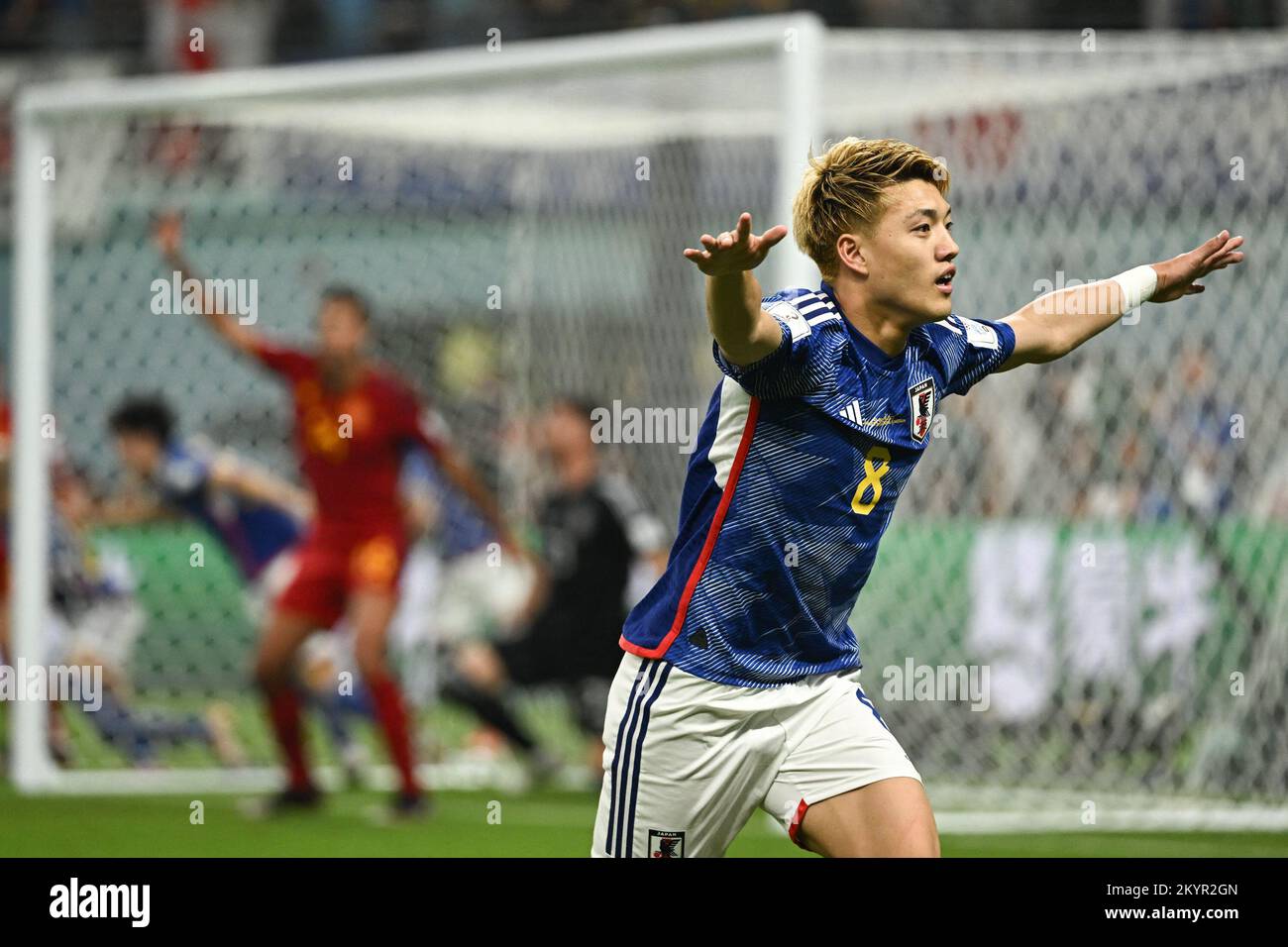 Doha, Qatar on December 1, 2022. Ritsu Doan of Japan during Japan v ...