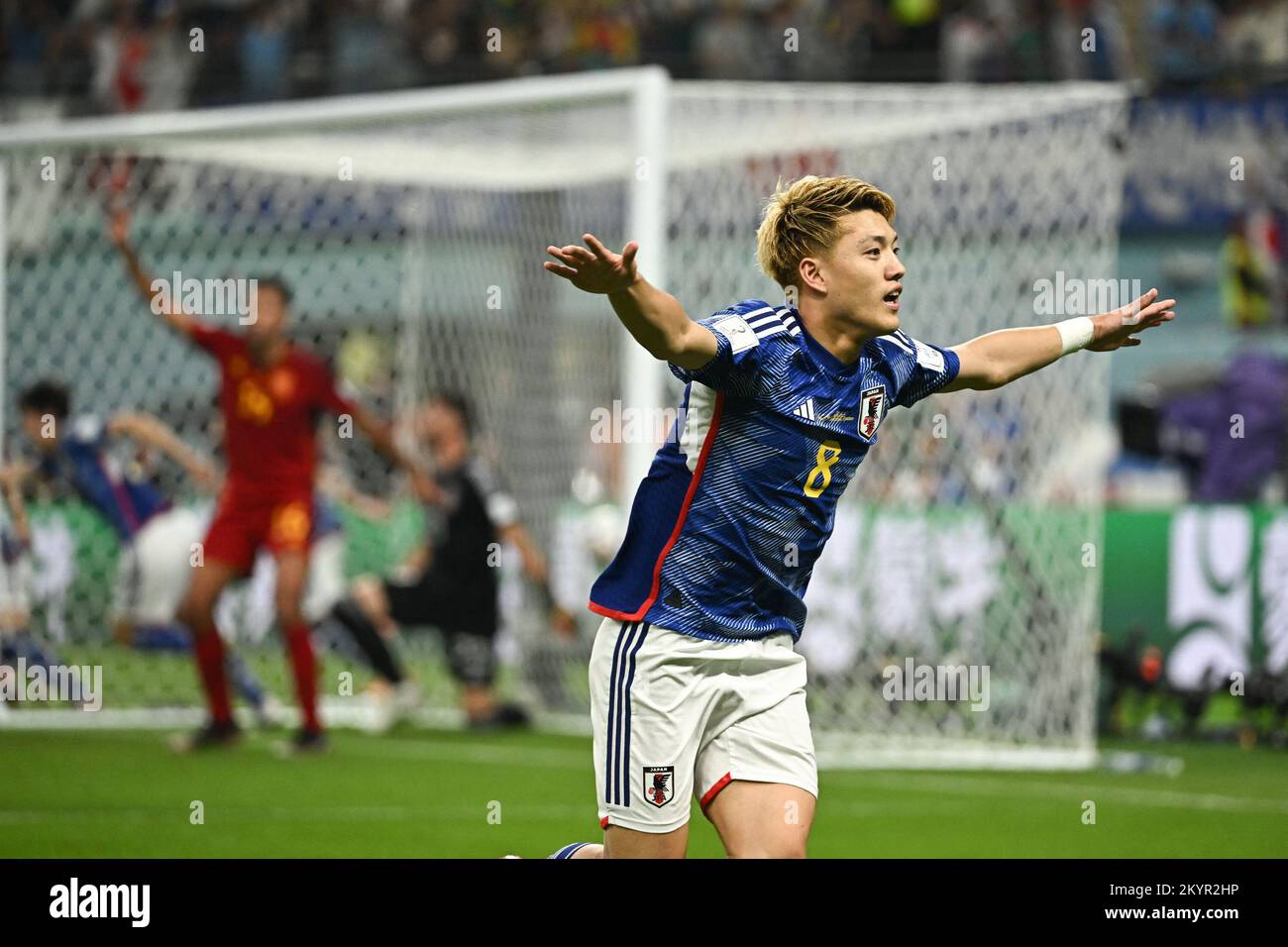 Doha, Qatar on December 1, 2022. Ritsu Doan of Japan during Japan v ...