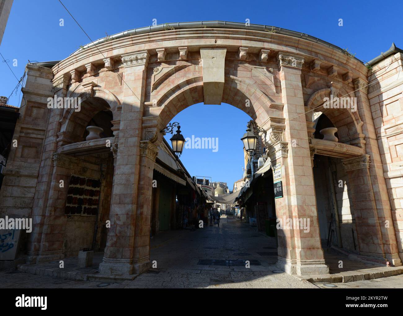 Suk Aftimos in the Muristan in the Christian quarter in the old city of ...