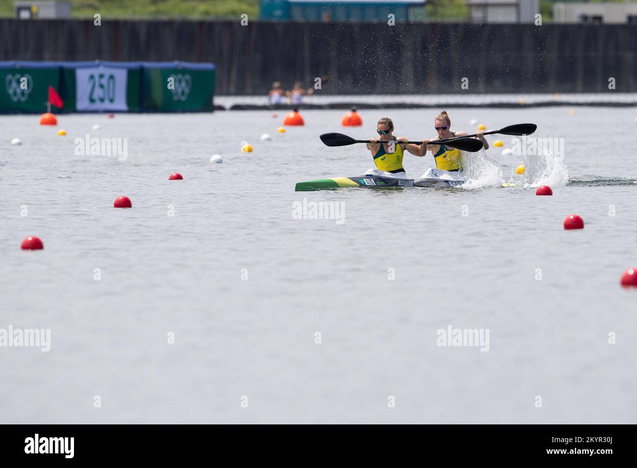 August 02, 2021: Jaime Roberts and Jo Brigden-Jones of Team Australia ...