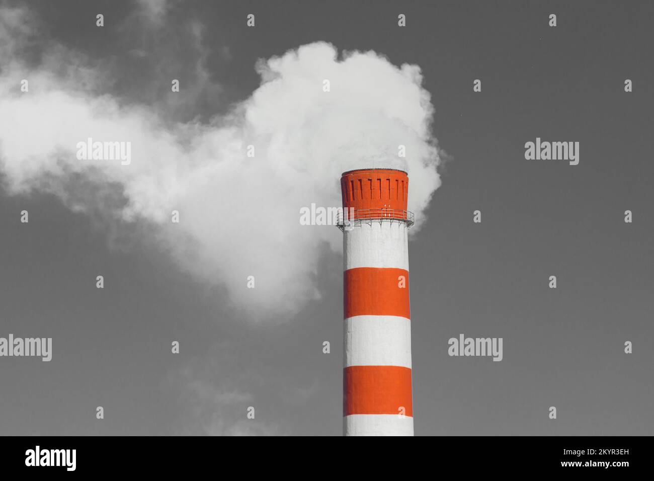 Pollution of the environment, ecology and air. Withdrawal of combustion ...